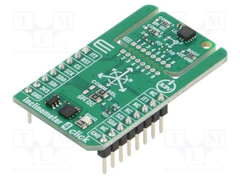 Inclinometer 4 Click Mikroe Click Board Prototype Board Comp Fxls8971cf Accelerometer