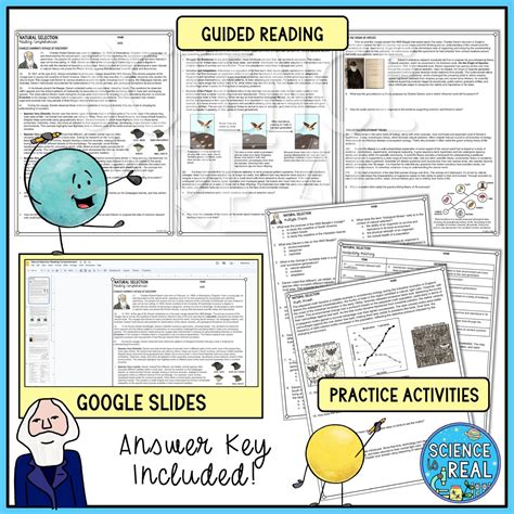 Natural Selection Reading Comprehension Worksheet Reading Comprehension Worksheets