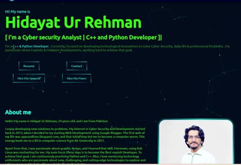 hidayat ur rehman on linkedin chatgpt portfolio nodejs