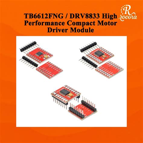 โมดูลขับมอเตอร์ Tb6612fng Drv8833 ขนาดกะทัดรัด ประสิทธิภาพสูง สำหรับ