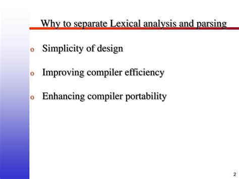 Ppt Lexical Analyzer In Perspective Powerpoint Presentation Free Download Id5734446