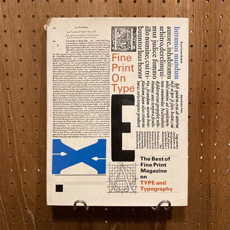 Fine Print On Type The Best Of Fine Print Magazine On Type And