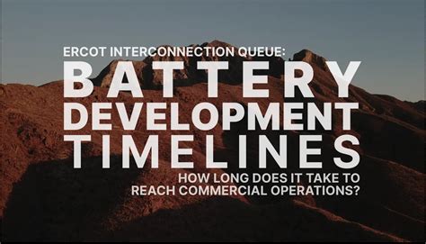 Ercots Interconnection Queue How Quickly Do Batteries Progress