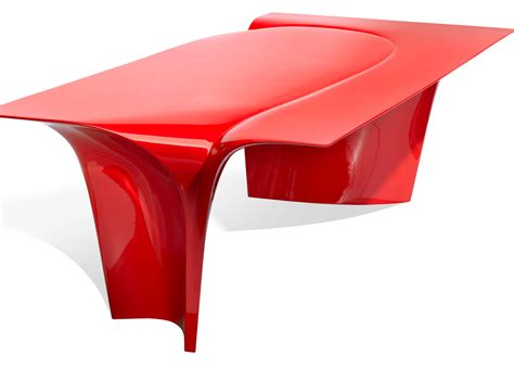 Zaha Hadids Mew Table Is Her Last Piece Of Furniture Design For Sawaya