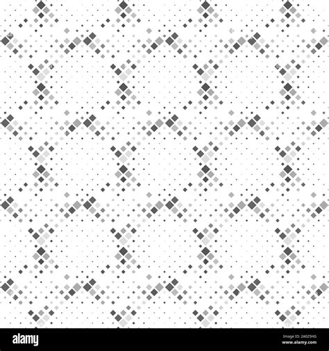 Seamless Geometrical Monochrome Square Pattern Background Abstract Vector Graphic Design From