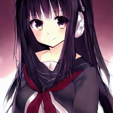 Girl With Black Hair By Krzychumen On Deviantart