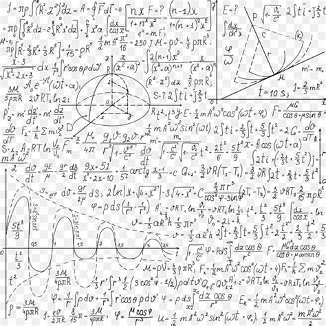 Mathematics Euclidean Vector Formula Paper Png 4050x4050px