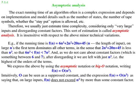 Csc 4170 Theory Of Computation Time Complexity Section Ppt Download