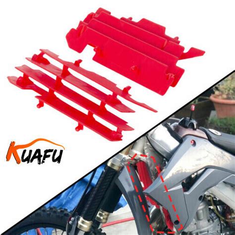 Radiator Louvers Red For 2000 2004 Honda Cr125rcr250rcrf450r