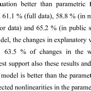 It Was Observed That Semiparametric Download Table