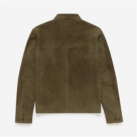 Dimson Olive Suede Jacket Mens Coats And Jackets Oliver Sweeney