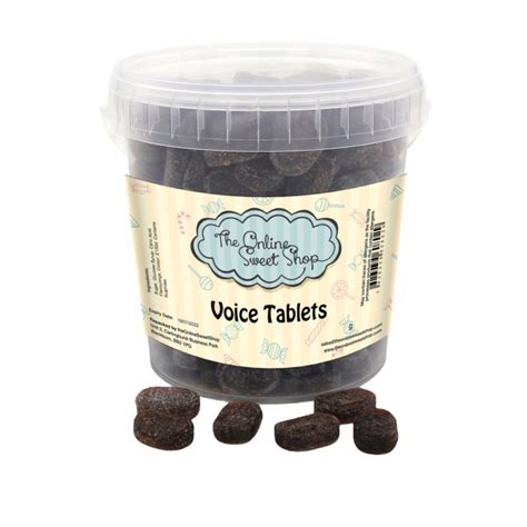 Voice Tablets Party Sweets Bucket The Online Sweet Shop