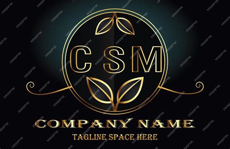 Premium Vector Csm Letter Logo