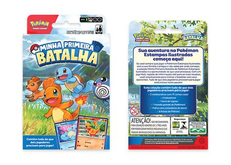 Minha Primeira Batalha Do Pokémon Estampas Ilustradas