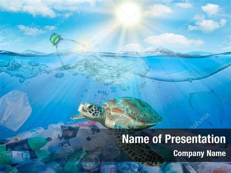 Environment Jellyfish Natural PowerPoint Template Environment Jellyfish Natural PowerPoint