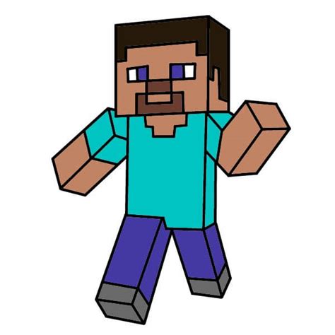 Dibujos De Minecraft Steve 1 8