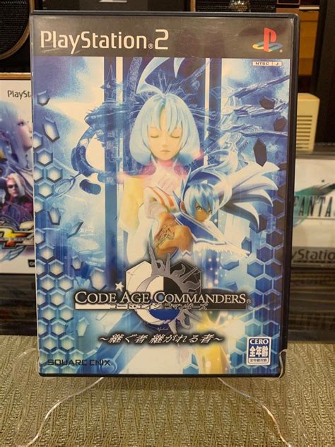 Ps2 Playstation 2 Game Code Age Commanders With Case Instructions Japanese Video Gaming Video