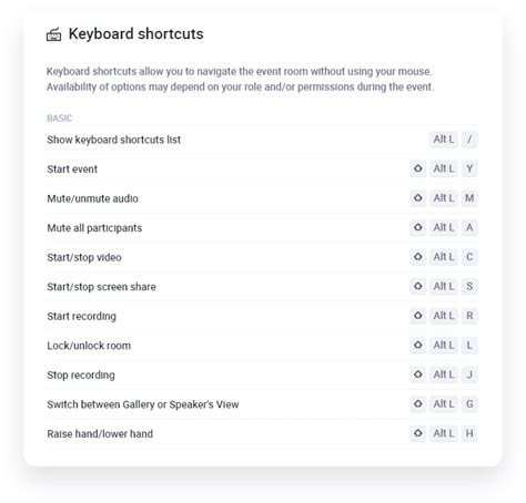 Get Things Done Faster With Keyboard Shortcuts Manage Your Event Without A Mouse Press Center