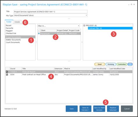 Saving Versioned Documents