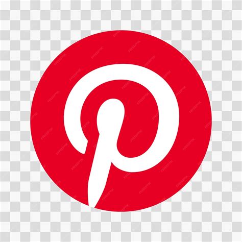 Vector Logo Pinterest Icon Logotype Vector Social Media Icon Premium