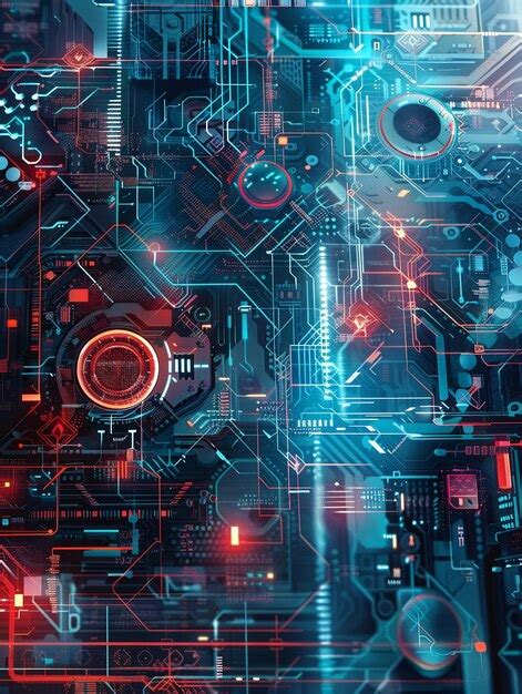 Futuristic Design Of A Digital Network With Cybersecurity Shields Locks And Ai Algorithms For