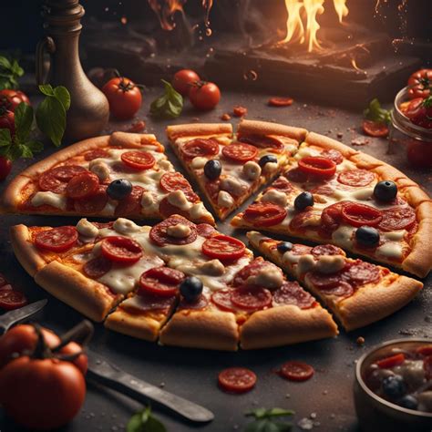 Pizza Ai Generated Artwork Nightcafe Creator