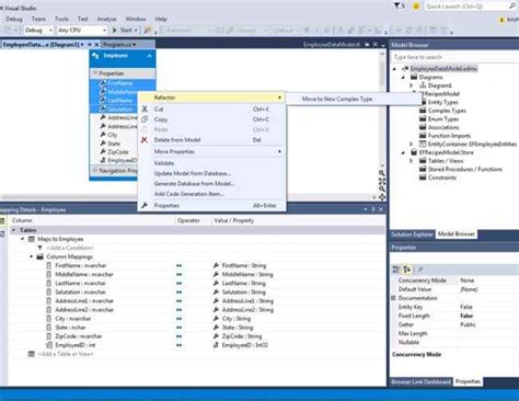 Complex Types In Entity Framework 6 Designer