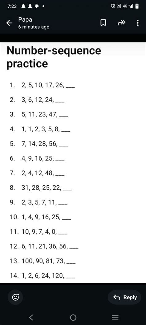 Find The Next Number In The Following Sequences 2 5 10 17 26 3