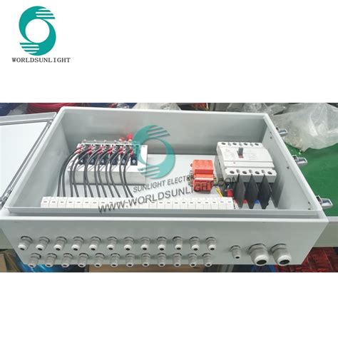 WSDB PV Entradas Salida V DC CAJA COMBINADOR FOTOVOLTAICA SOLAR Con Diodo Anti