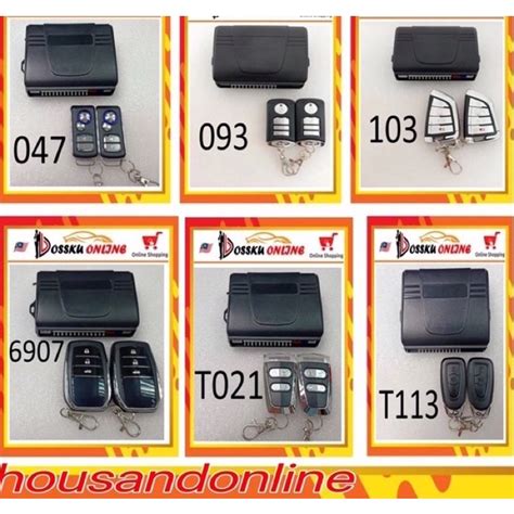 PIN CAR ALARM SYSTEM UNIVERSAL CAR SECURITY ALARM SYSTEM PIN Shopee Malaysia