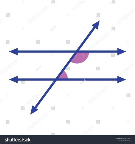 Same Side Interior Angles Theorem Royalty Free Stock Vector 1884677497 Avopix Com