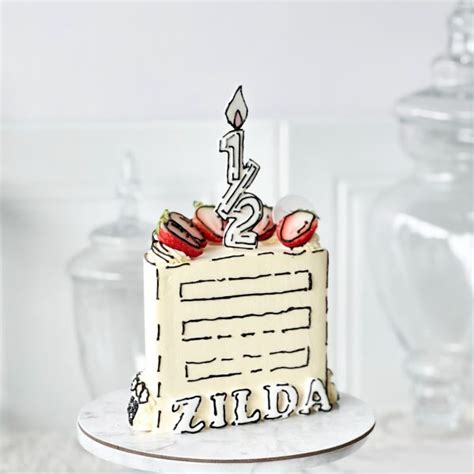 2d Half Birthday Comic Cake • 2d Comic Cakes Cakes • Creme Maison