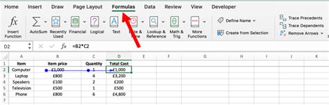 How To Identify Precedent Cells In Microsoft Excel — Easy Adulthood