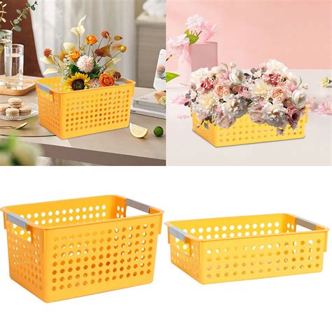 Aminojy A4 Paper Trays For Classroom With Grip Handles Stackable