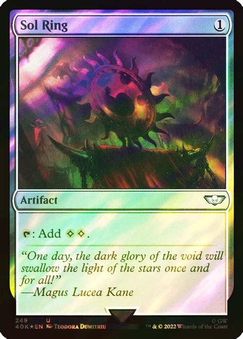 Sol Ring Warhammer 40000 Commander Star City Games