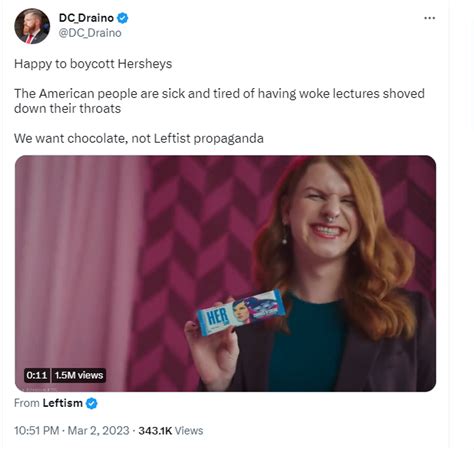 Internet Fumes As Hersheys Picks Trans Face For Candy Wrapper