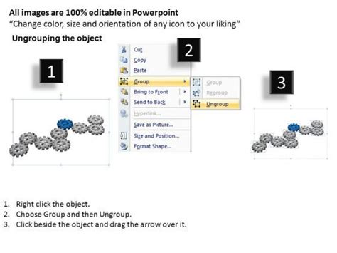PowerPoint Themes Global Gears Process Ppt Backgrounds