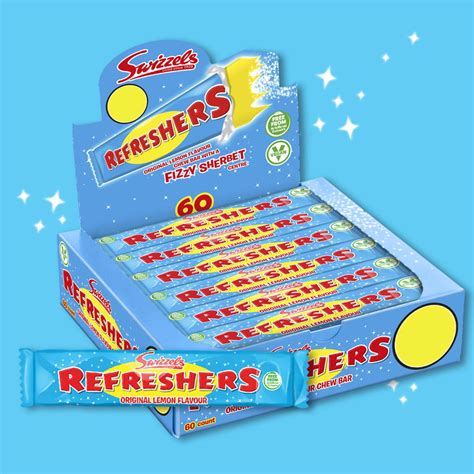 Box Of 60 Swizzels Refreshers Chew Bars From One Pound Sweets