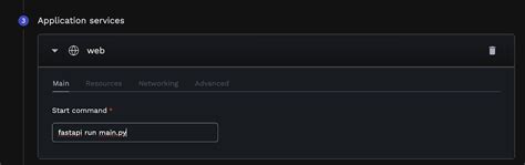 deploy a fastapi app porter
