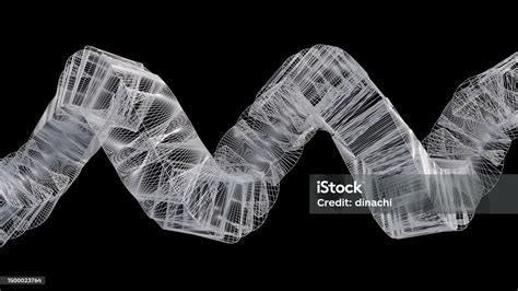 화이트 메쉬 질감 나선형 검정 배경입니다 추상 그림 3d 렌더링 0명에 대한 스톡 사진 및 기타 이미지 0명 3차원 형태 검은색 Istock