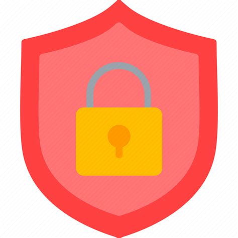 Encryption Firewall Lock Safe Secure Security Shield Icon