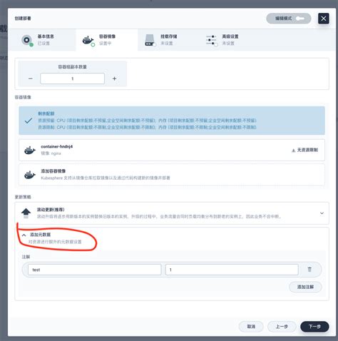 Specify The Annotation Of The Pod In Create Workload Modal · Issue
