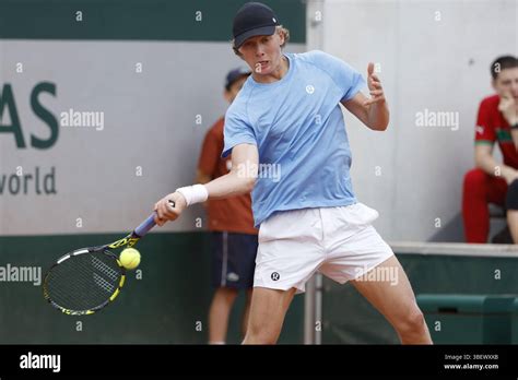 Ethan Quinn Of Usa During Day 5 Of Roland Garros 2025 French Open