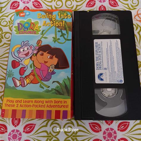 Dora The Explorer Swing Into Action Original 2001 Vhs 97368744332