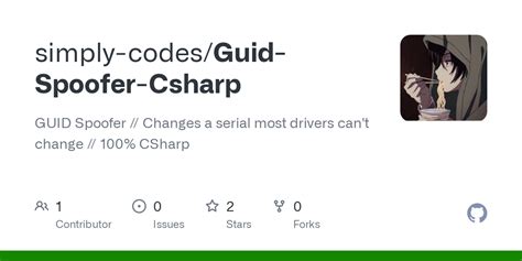 GitHub Simply Codes Guid Spoofer Csharp GUID Spoofer Changes A Serial Most Drivers Can T