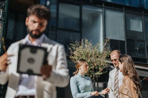 Smart Business Team Discussing Strategies For Expanding Globally Analyzing Market Trends And