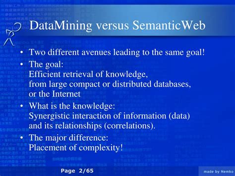 Ppt Data Mining Versus Semantic Web Powerpoint Presentation Free