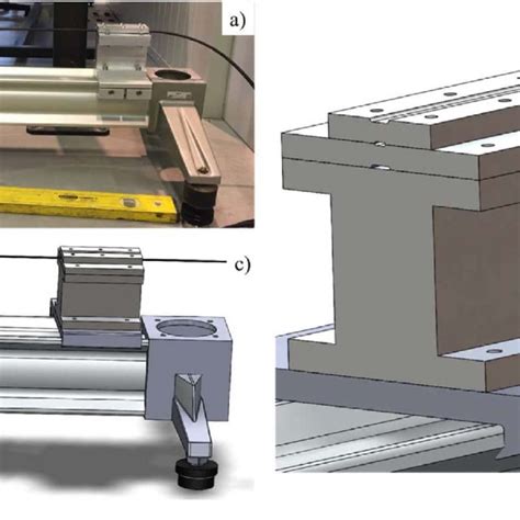 Clamps In The Test Rig A Cad Representation B And Test Cable