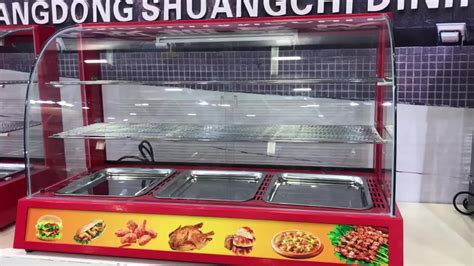 Best Selling 3 Layers Snack Food Warmer Commercial Food Warmer Display