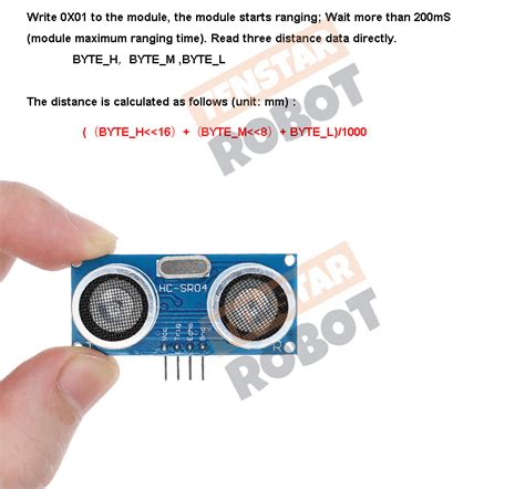 โมดูลเซนเซอร์อัลตราโซนิก Hc Sr04 Hc Sr 04 Hcsr04 1 ชิ้น Shopee Thailand